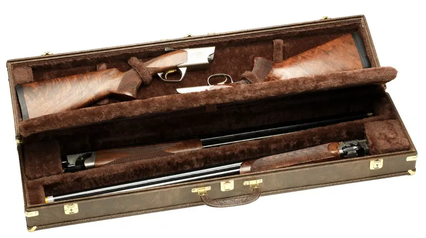 Traditional, Two Gun, Classic Brown - Shotgun Case - Browning