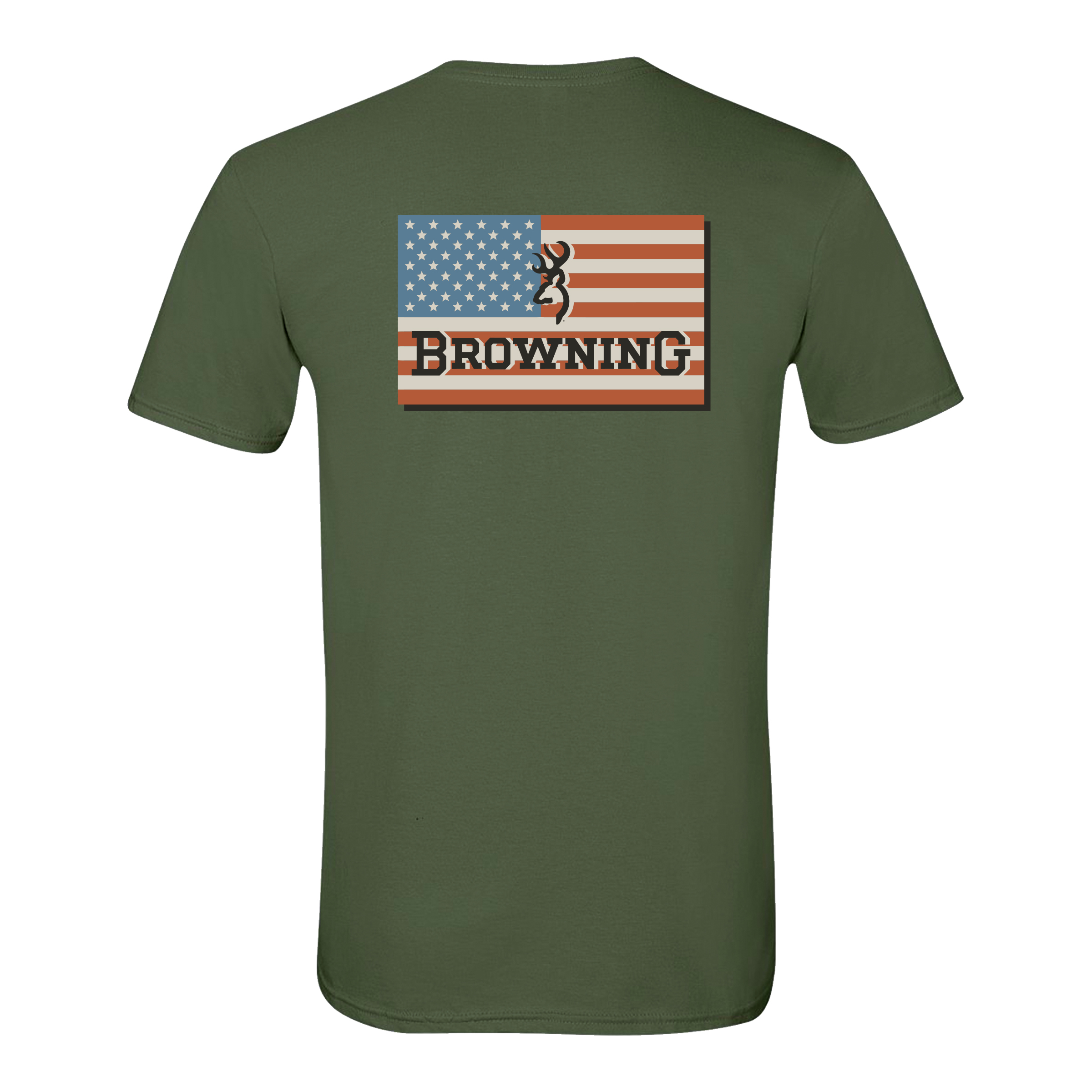 Over Under Flag Shirt - Browning