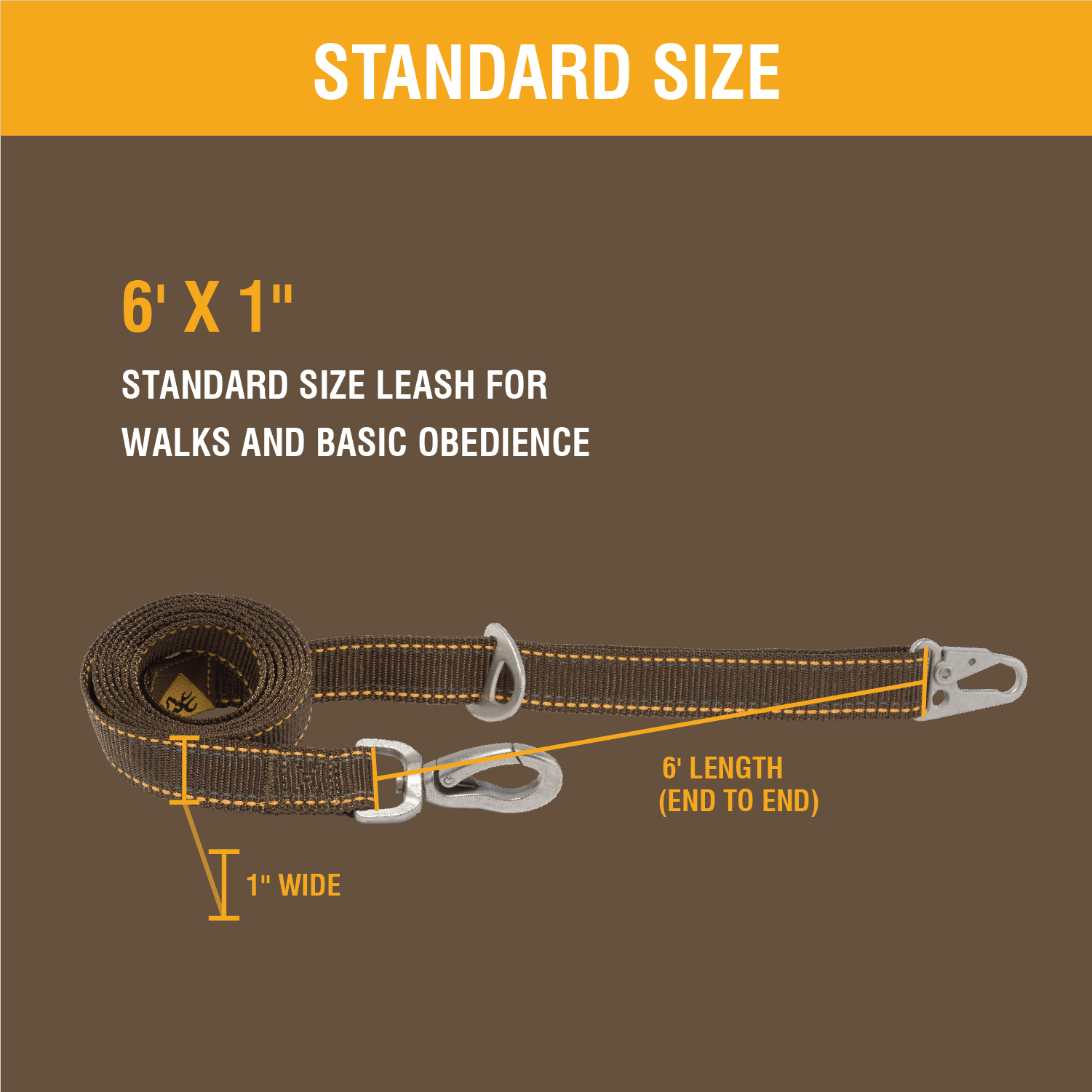 Classic Webbing Camo Dog Leash - Browning