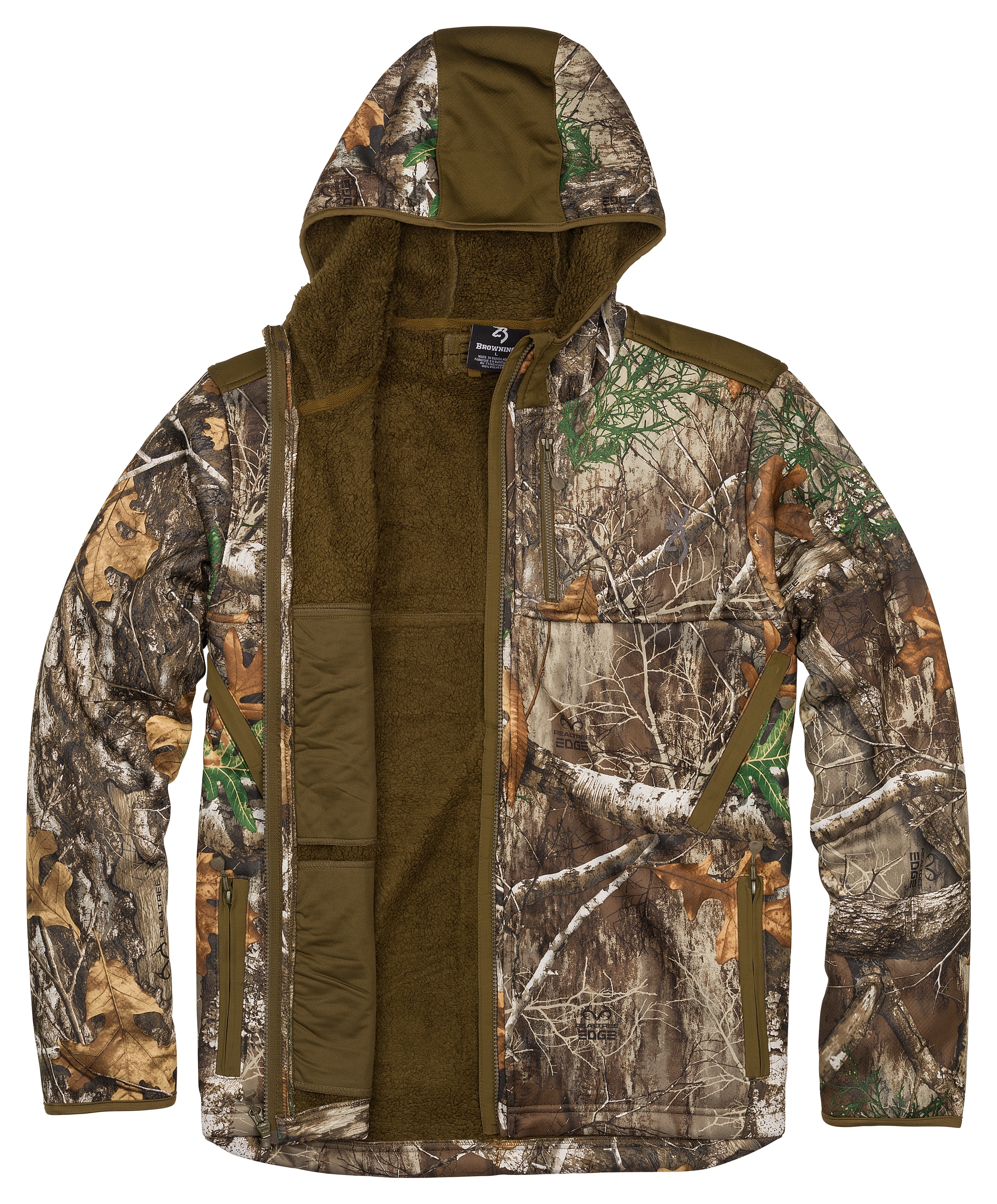 High Pile Hooded Jacket - Hunting Clothing - Browning