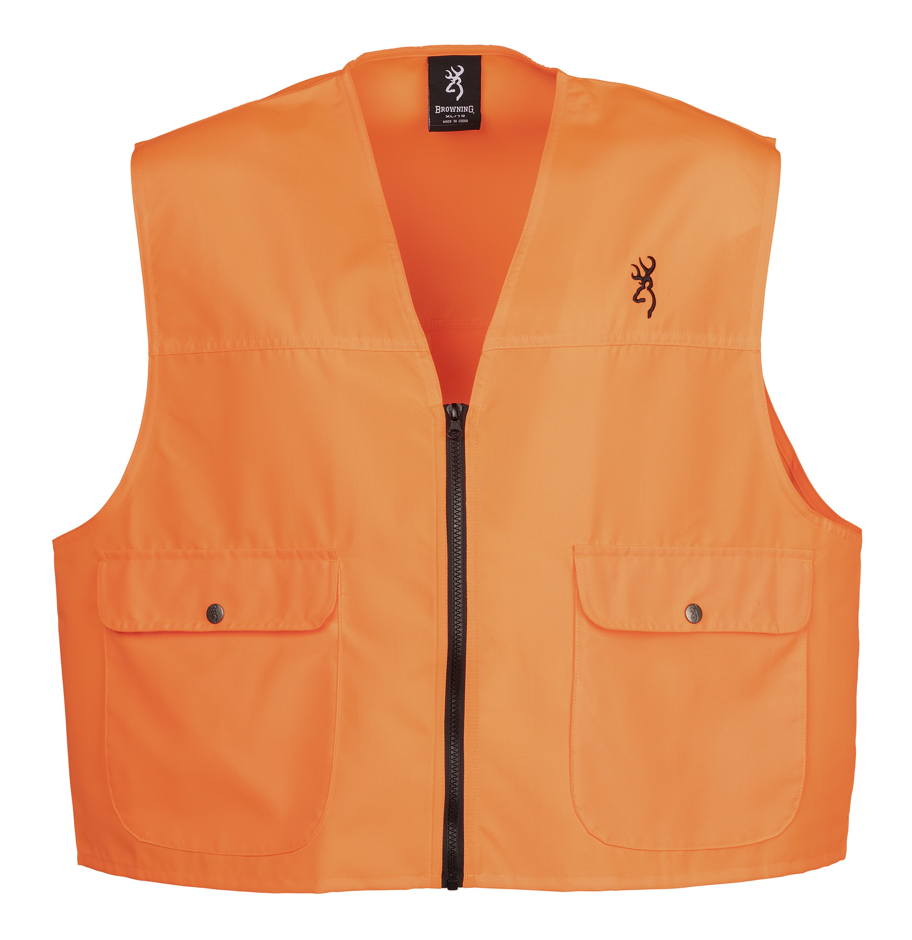Safety Blaze Orange Hunting Vest - Browning