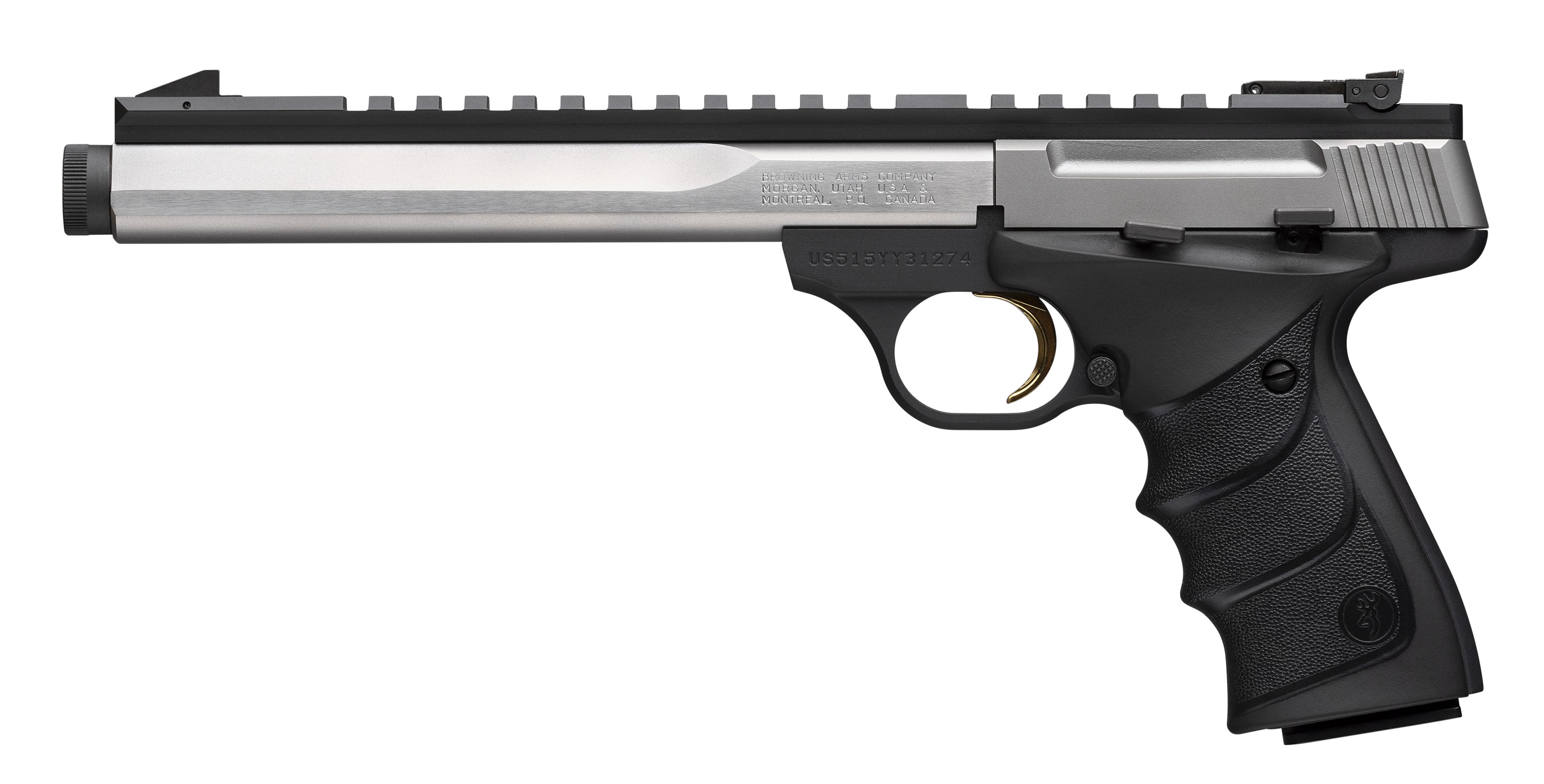 Buck Mark Contour Stainless - 7.65 Suppressor Ready