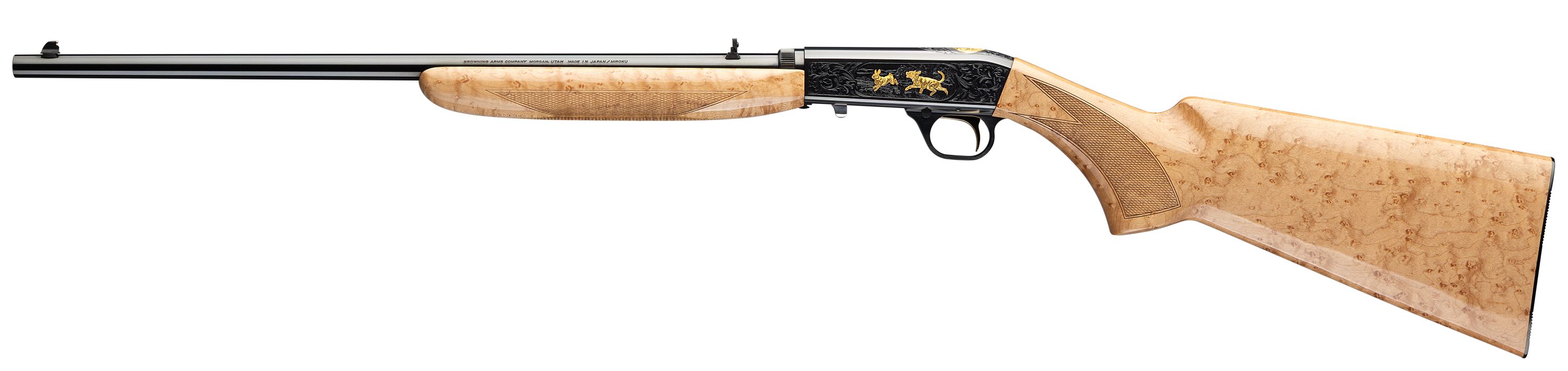 Semi-Auto 22, Grade VI Birds-Eye Maple - Rimfire Rifle - Browning