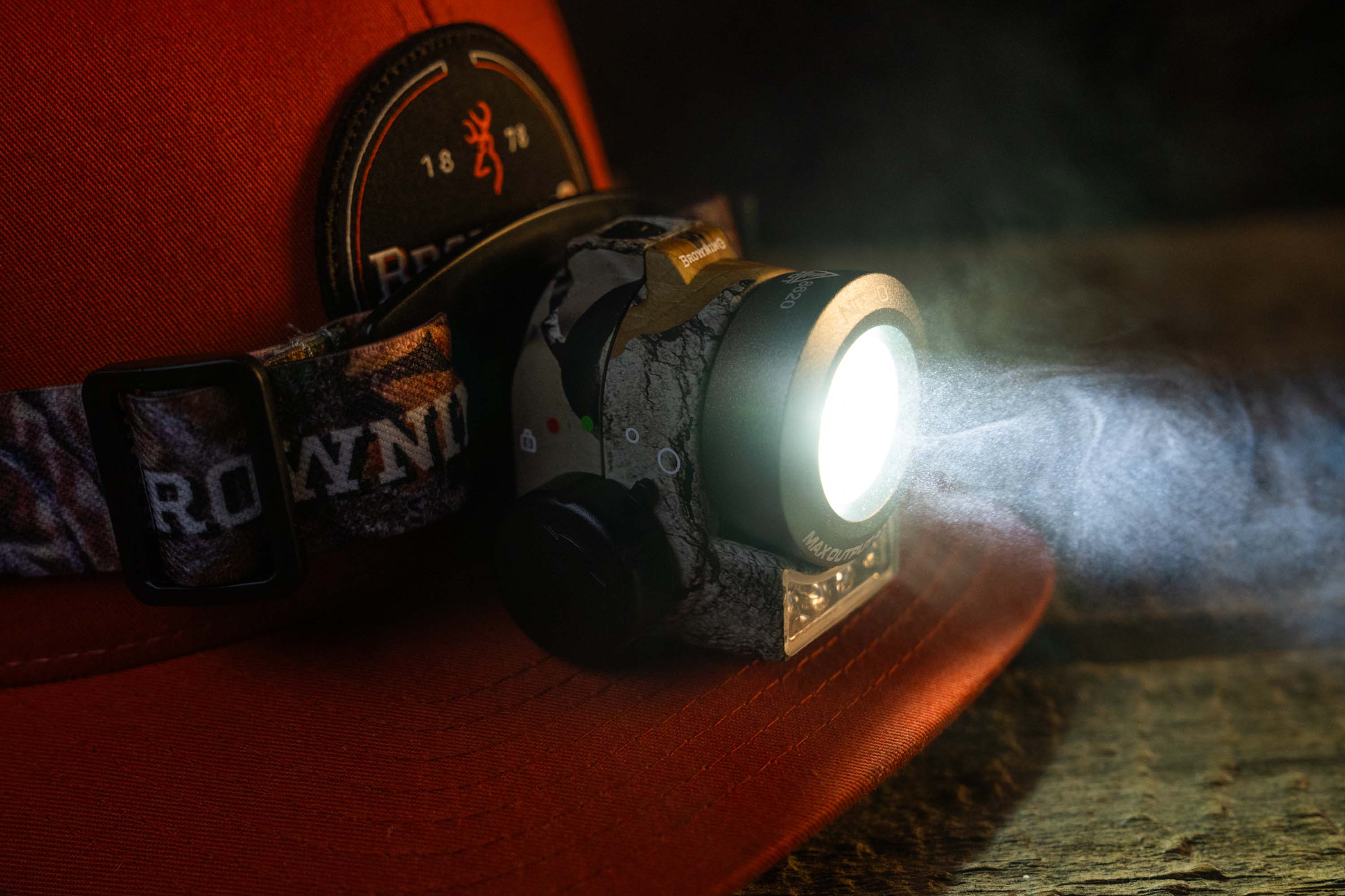 Nitro USB Rechargeable Headlamp - Browning