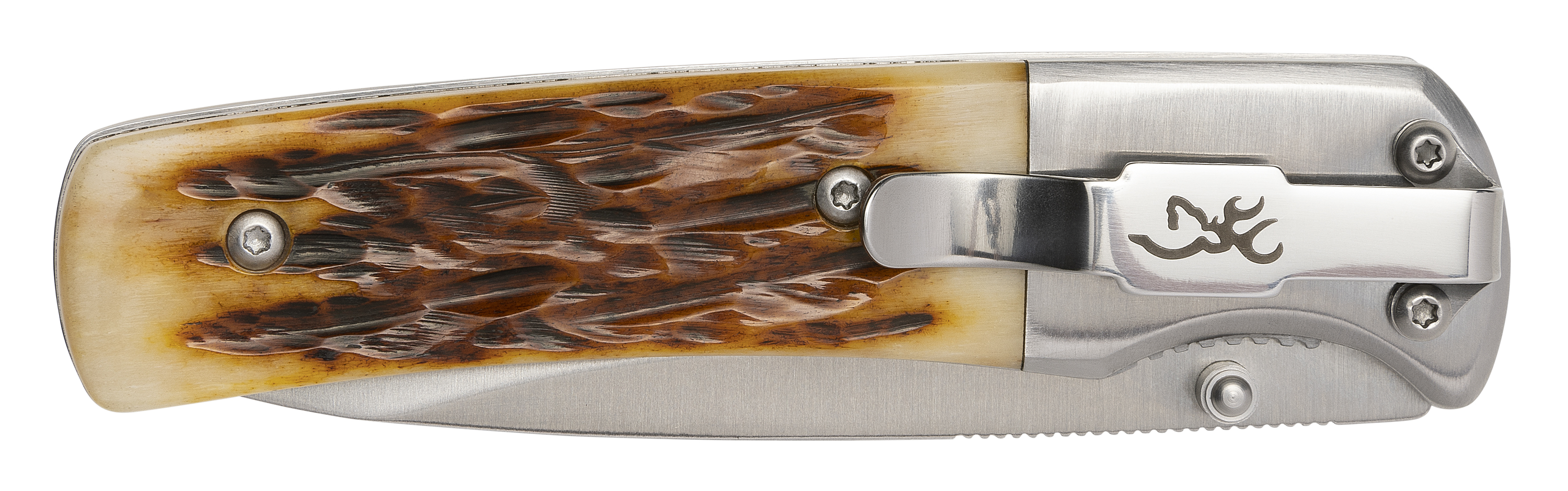 Buckmark Hunter Bone Folder - Hunting Knife - Browning