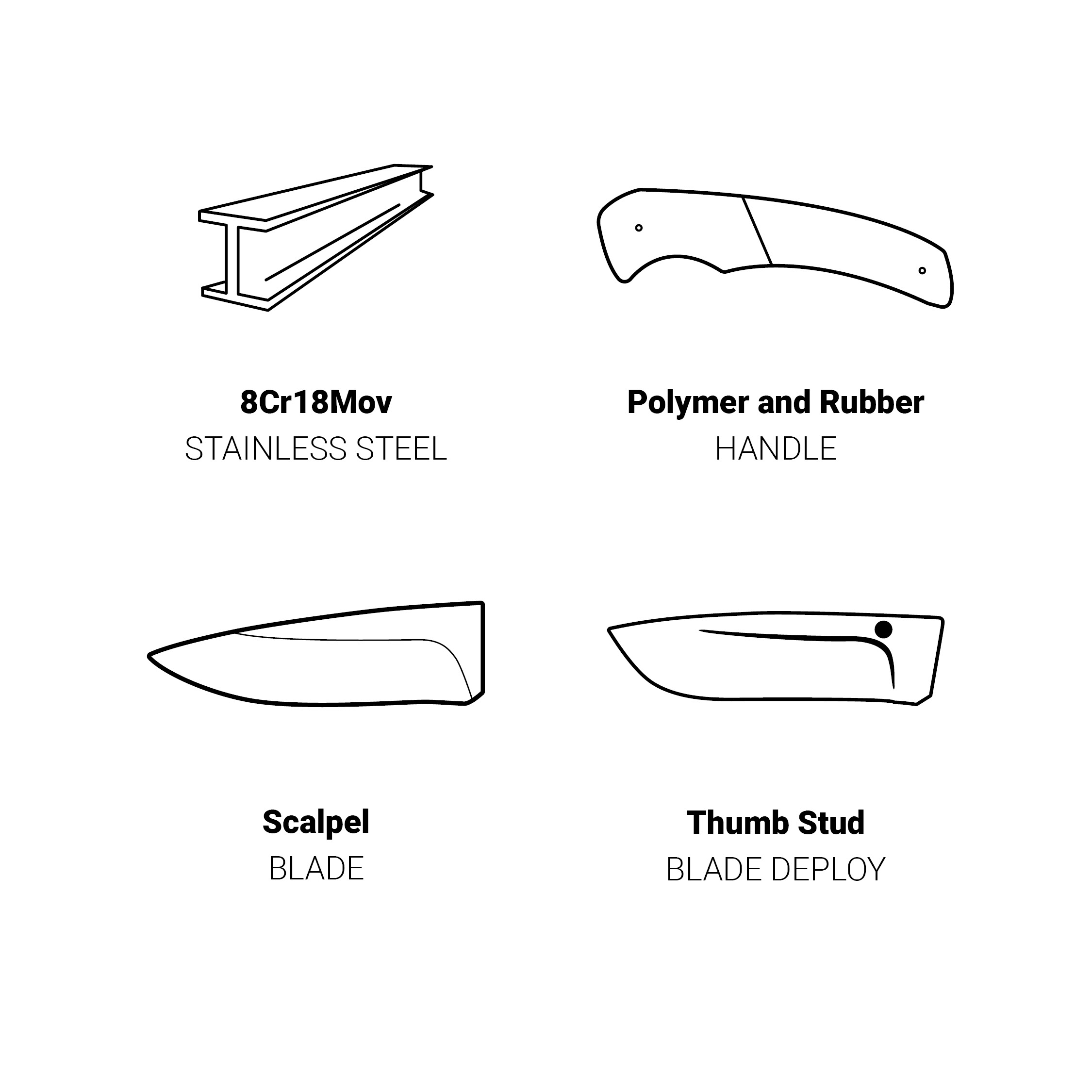 Primal Scalpel - Hunting Knife - Browning