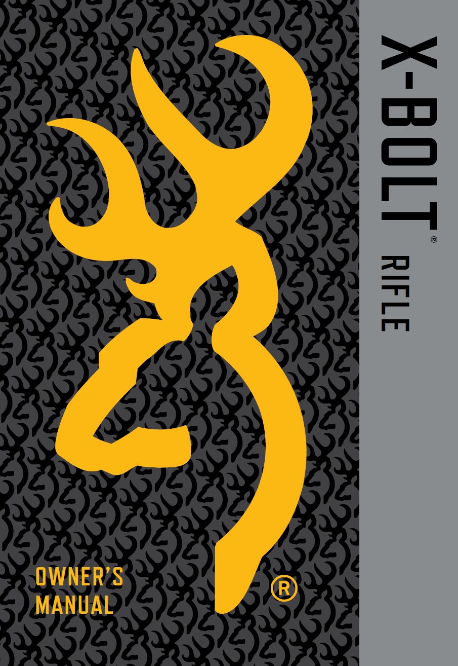 X-Bolt Rifle Owners Manual